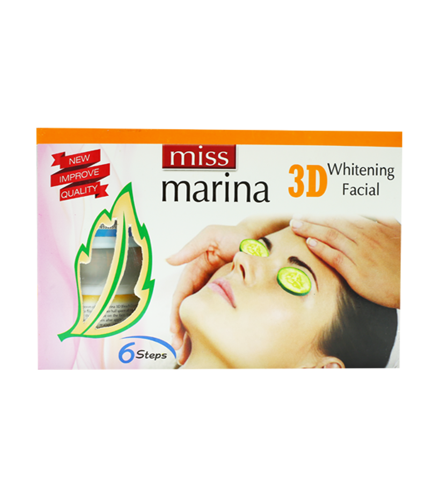 MISS MARINA 3D WHITENING FACIAL KIT | Anum Cosmetics