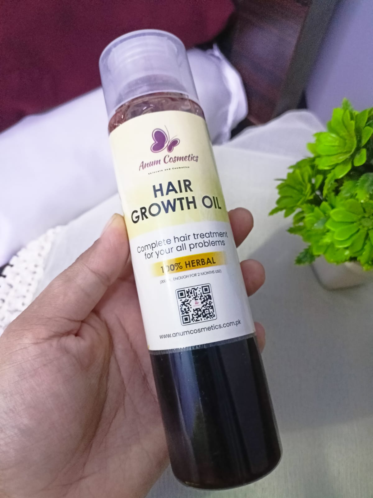 Hair Growth Oil By Anum 100 Herbal Oil Anum Cosmetics 8453
